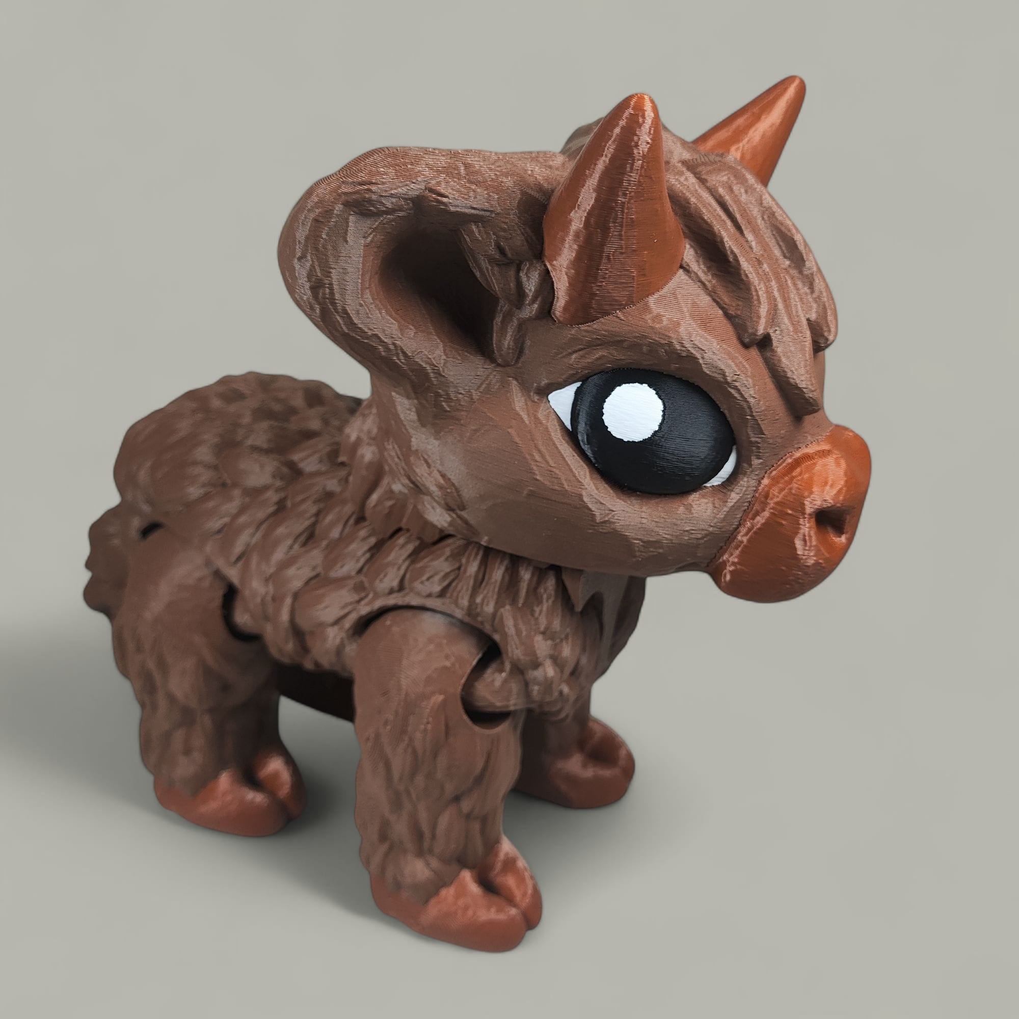 Large Highland Cow – 3D Printed Decorative Model by Cinderwing3D ...